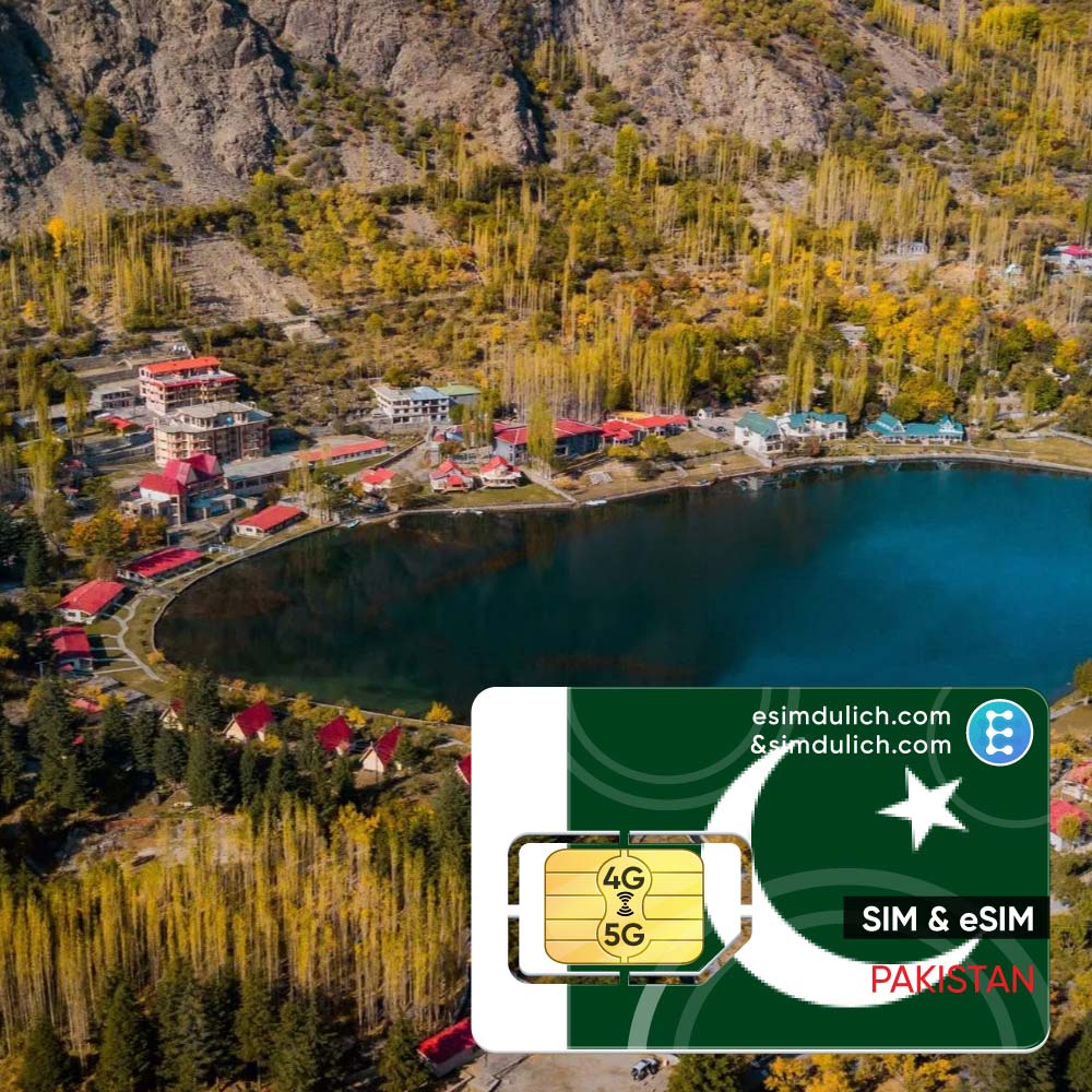Sim Du Lịch Pakistan 15 Ngày Tốc Độ Cao - eSIM Du Lịch